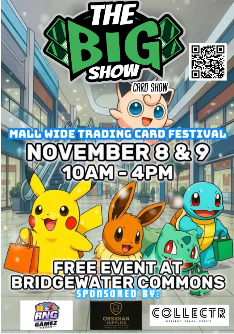 The Big Show Card show at Bridgewater Commons November 8-9 | Treasure